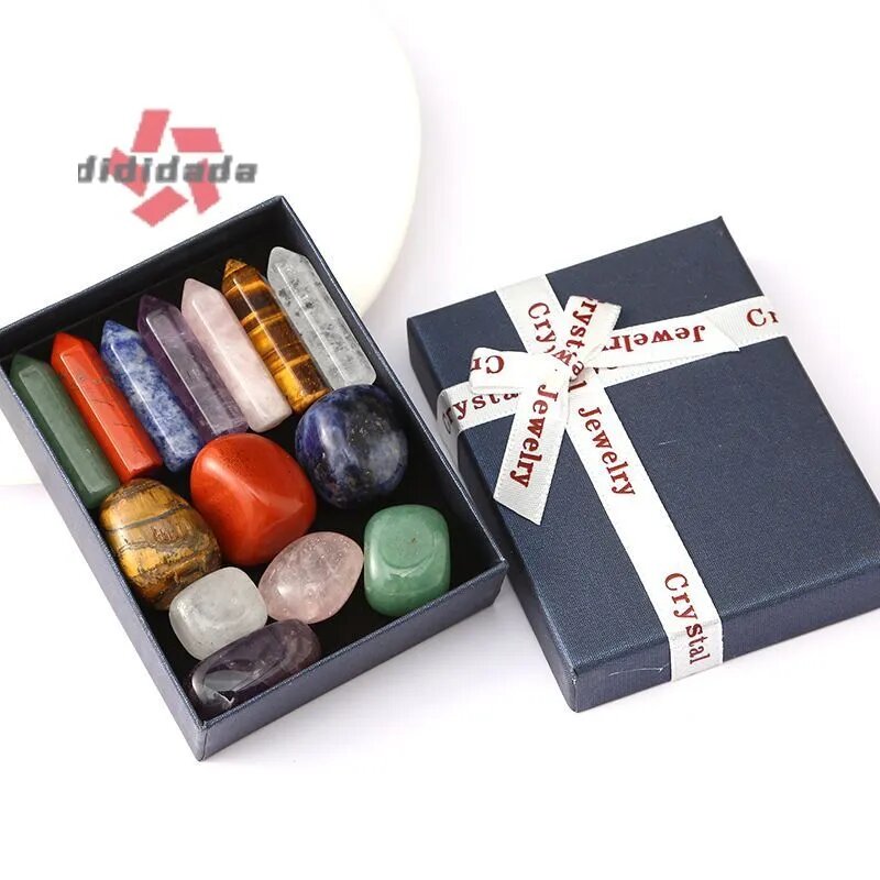 Жезлы с кристаллами чакры + камни чакры