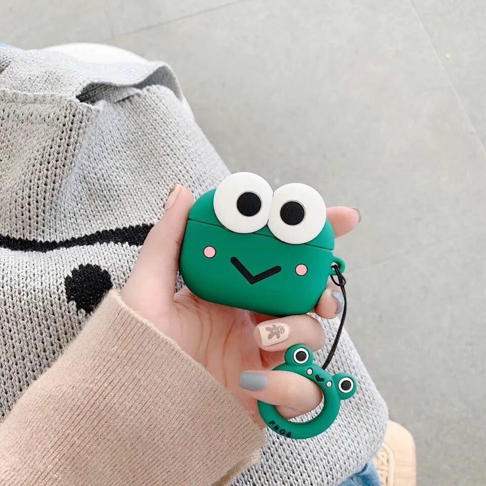 Чехол на airpods Pro/Pro 2 кейс для наушников аирподс, лягушка