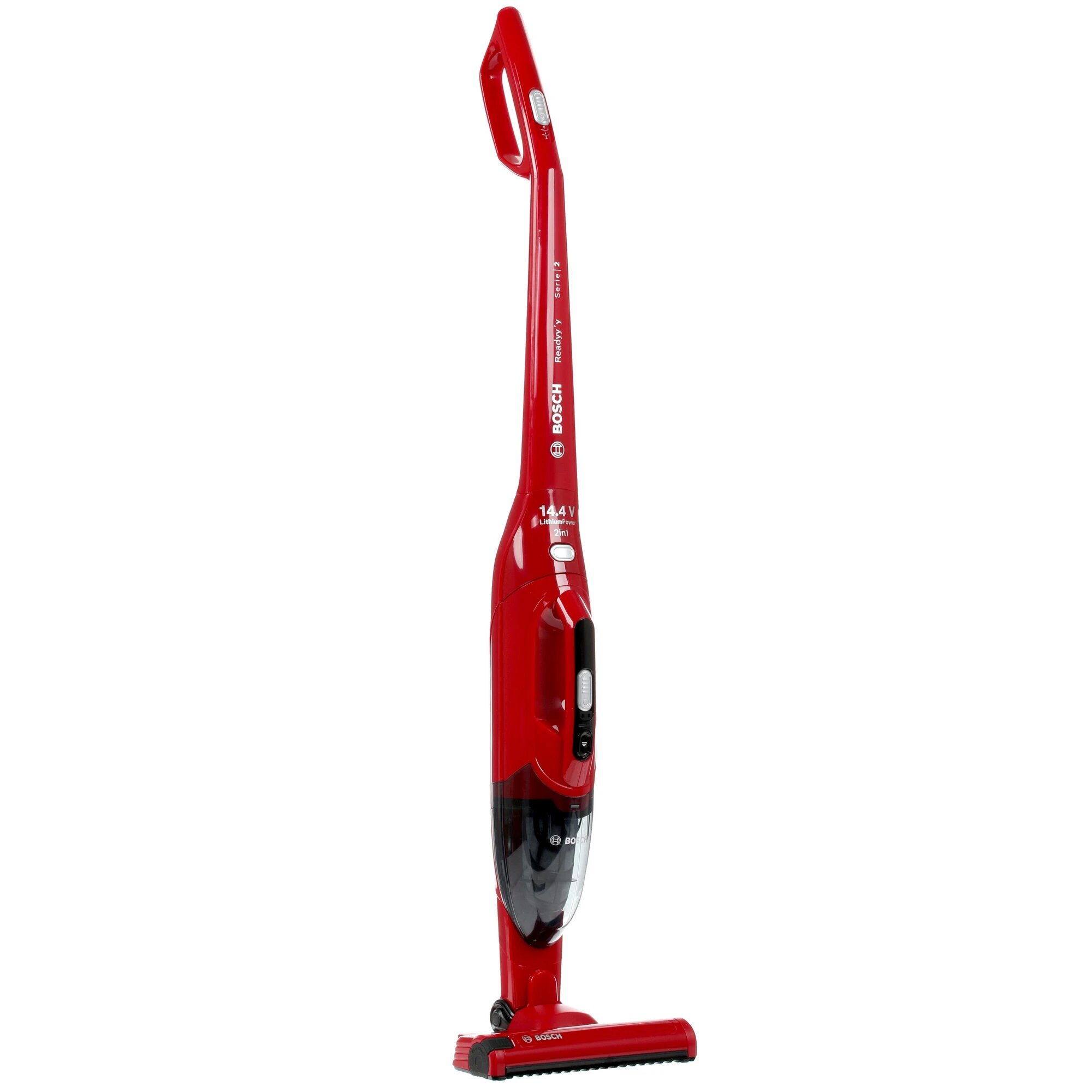 Пылесос вертикальный Bosch BBHF214R, аккумулятор, регулировка мощности, турбощетка