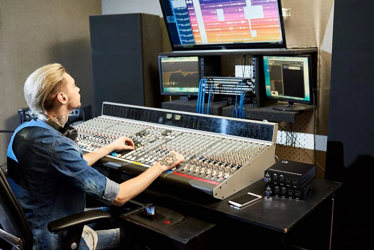 HL-202XA 2-х канальный оптический конвертер XLR