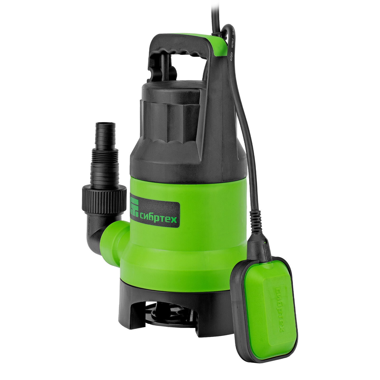 Дренажный насос для грязной воды СДН800-35, 800 Вт, напор 9 м, 13500 л/ч Сибртех 97265