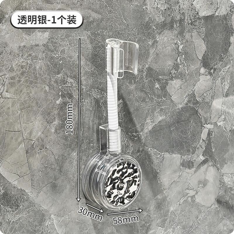 Держатель для душа на присоске для домашней ванной комнаты, крепление для душевой лейки без сверления, регулируемое и съемное, подходит для детей.