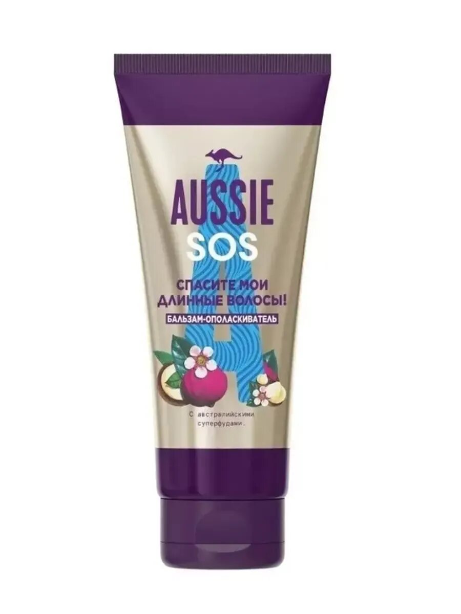 Бальзам-ополаскиватель Aussie Sos, для длинных волос 200 мл