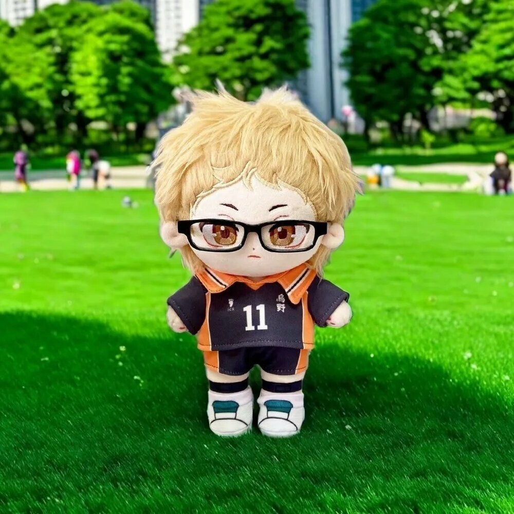 20CM милые мягкие игрушки аниме Волейбол! Кей Цукишима ; Haikyuu! Kei Tsukishima мягкая игрушка маленькая