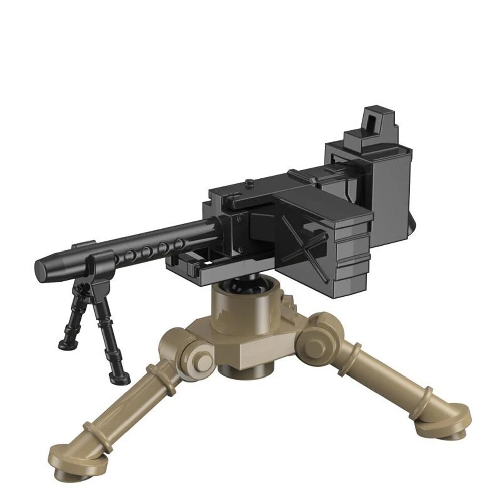 Военный блок MOC, пулемет, цвет C4