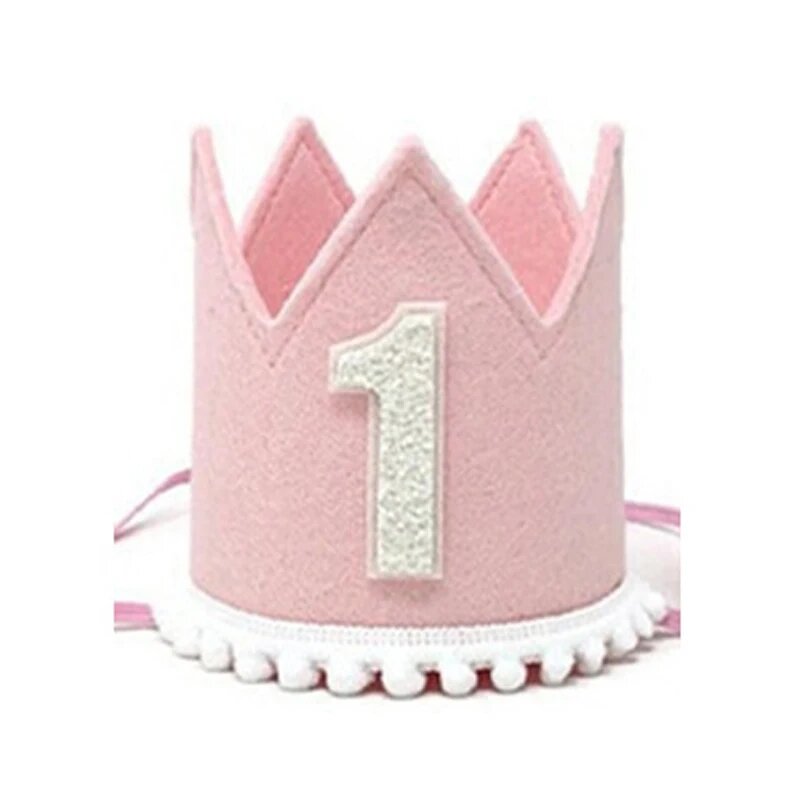 Шляпа с короной для дня рождения Розовый, C