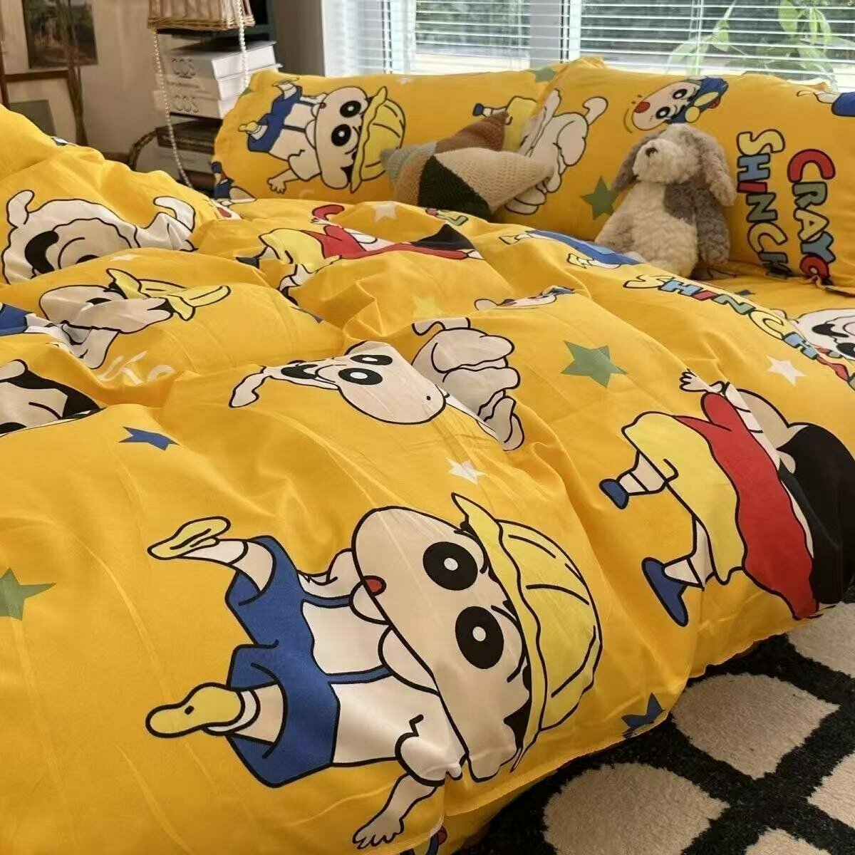 Комплект постельного белья из микрофибры Hello Kitty, 150х200 см, розовый