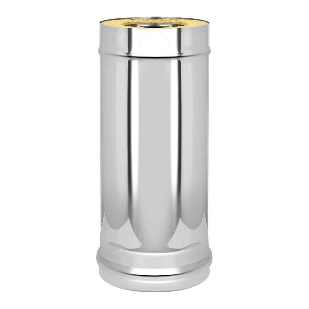 Сэндвич-труба (1 м; 120х200 мм; AISI 430-0.5 мм) Везувий О-100017