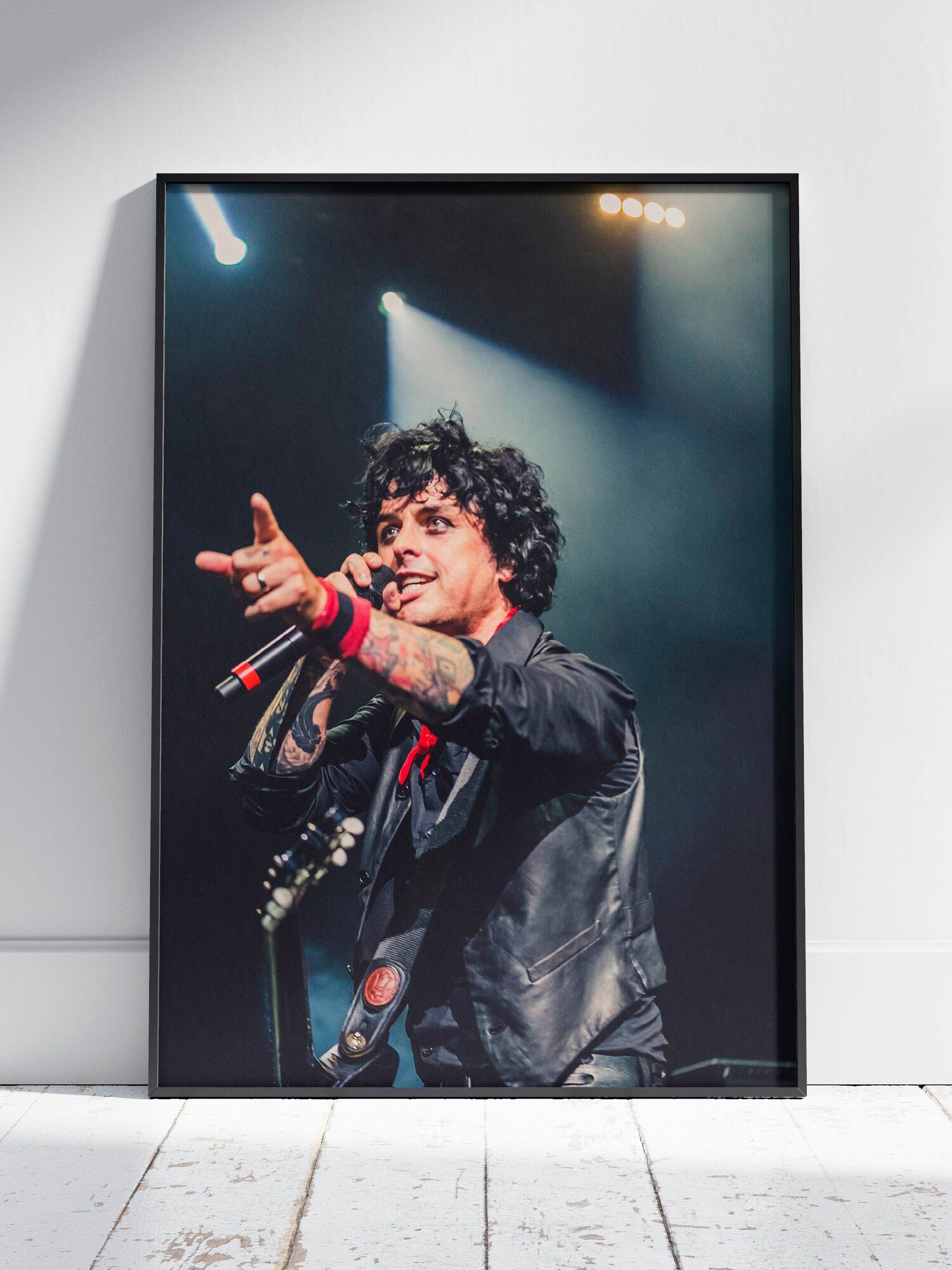 Плакат на стену для интерьера Грин Дэй (Билли Джо Армстронг - Billie Joe Armstrong 3) - Постер по музыке и артисту формата A3 (30x42 см)