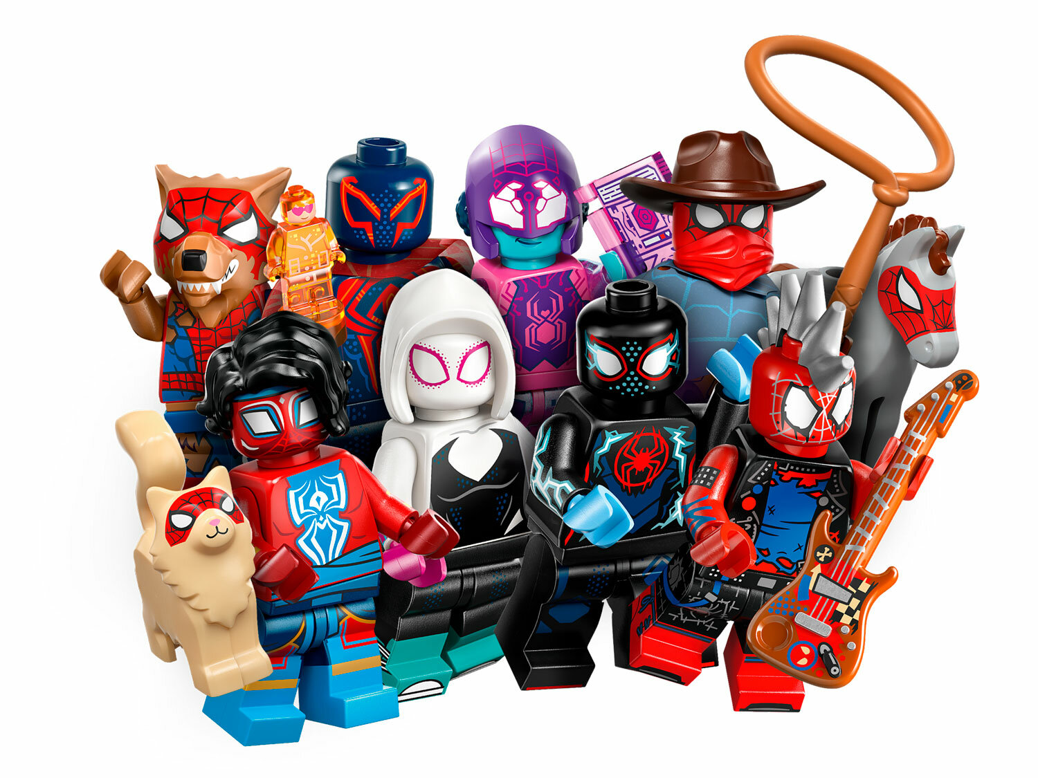 Минифигурка LEGO Collectibles 71050 Человек-паук: Паутина вселенных, 12 фигурок в ассортименте