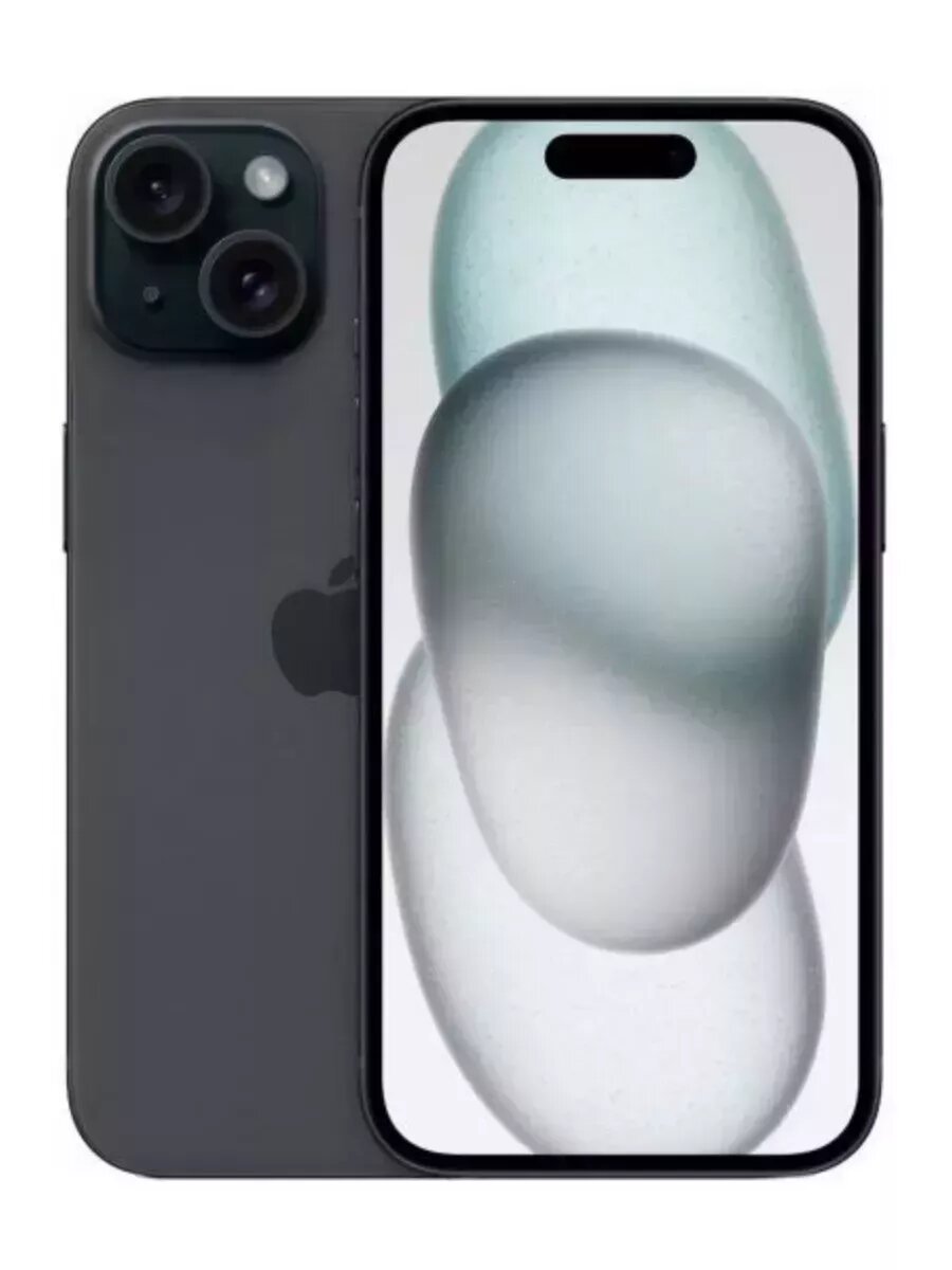 Смартфон Apple iPhone 15 256GB, Black (Черный) Sim+ESim Global
