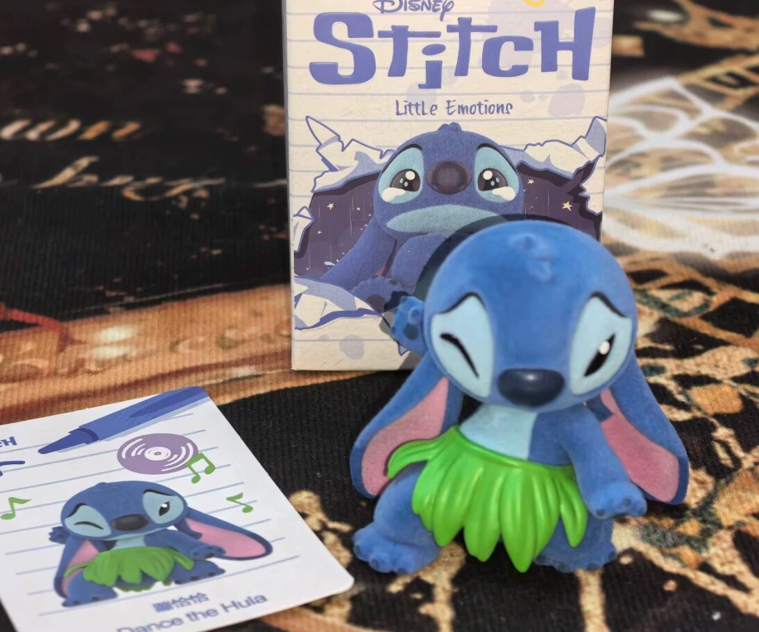 Оригинальная коллекционная фигурка Disney Stitch Little Emotions Series в закрытой упаковке, модная игрушка, подарок,