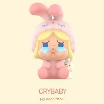 Коллекционные фигурки Bubble Mart POP BEAN: Серия «Пижамная вечеринка» — милые куклы, подарочные украшения плакса