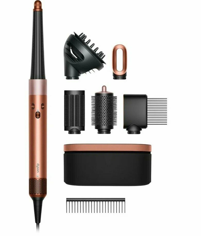 Стайлер Dyson HS09 Airwrap Coanda 2x Amber Silk с диффузором EU