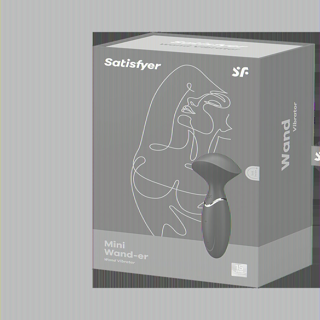 Вибромассажер "Mini Wand-er" Satisfyer, силиконовый, водонепроницаемый, белый
