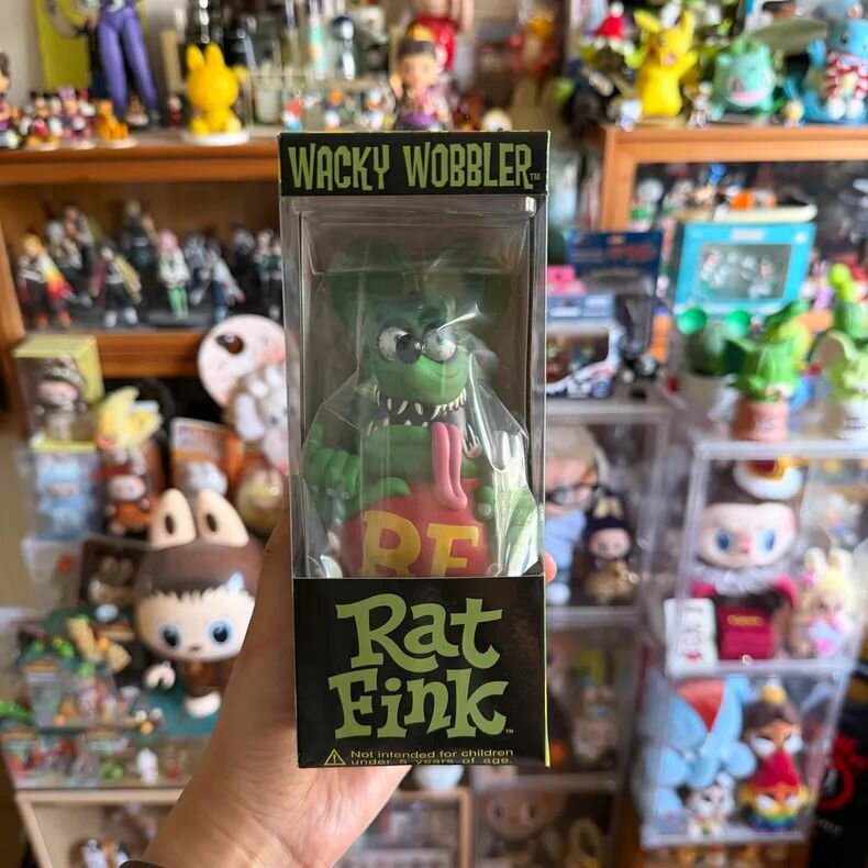 Фигурка-болтун Rat Fink из серии Wacky Wobbler