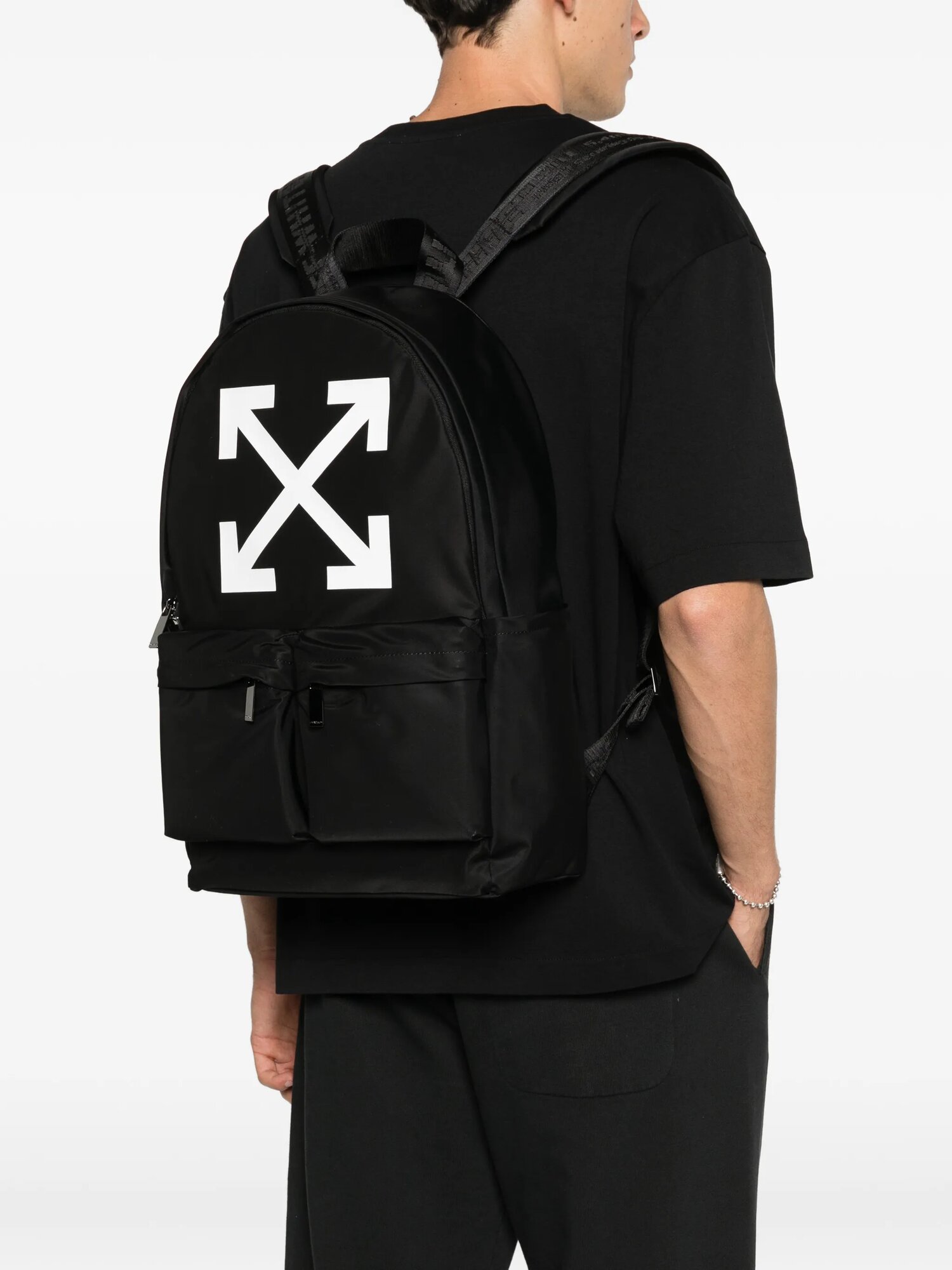 Сумка Off-White Arrow, black — фото 1