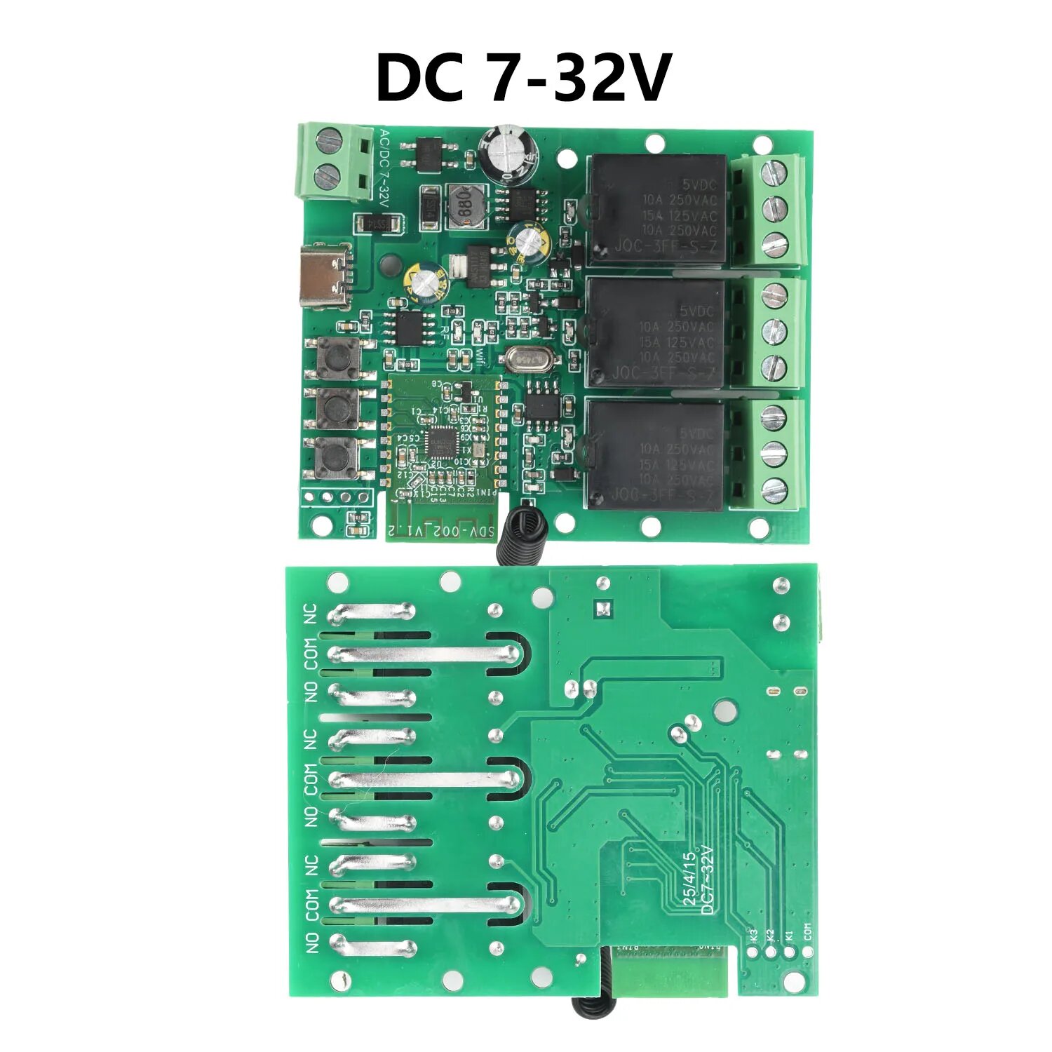 Diymore 3/4-канальный интеллектуальный Wi-Fi Bluetooth реле 3 way 7-32V