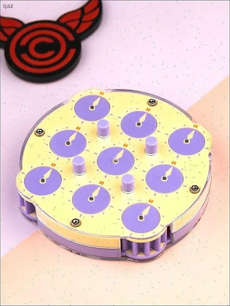 QiYi MoFangGe Clock v2 M Lilac LIMITED Фиолетовый / Часы рубика головоломка