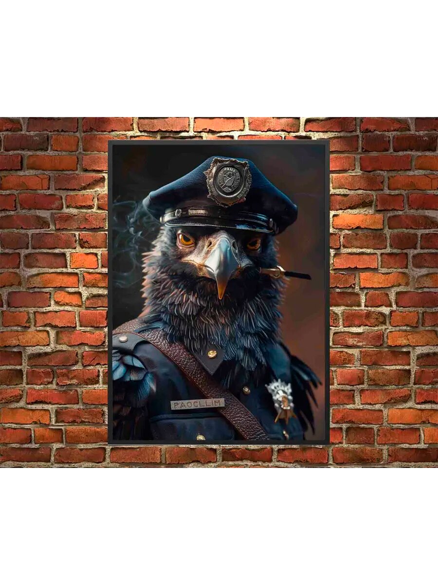Птица-полицейский Кондор 4, Плакат 30x42см
