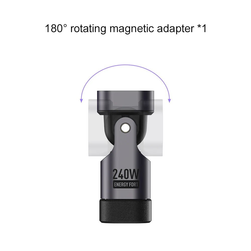 Адаптер USB-C 240W 180° с поворотом