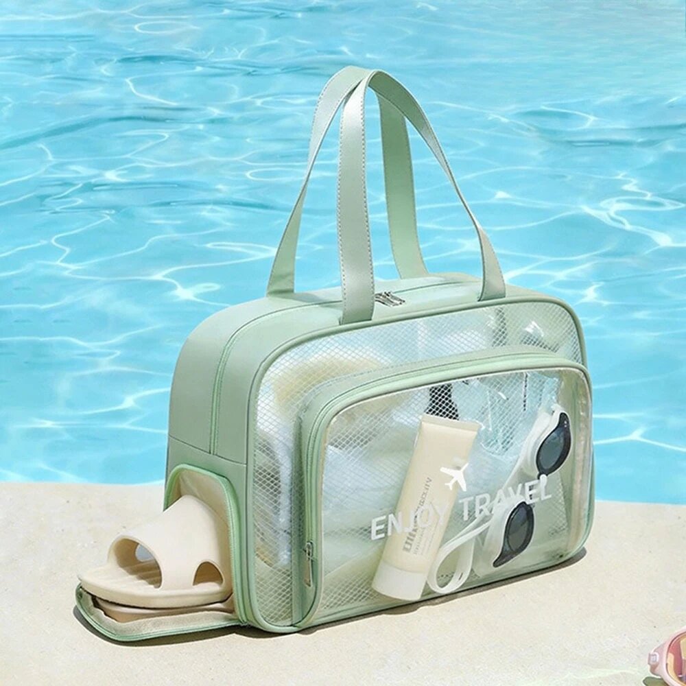 Водонепроницаемая сумка для плавания Pvc light green