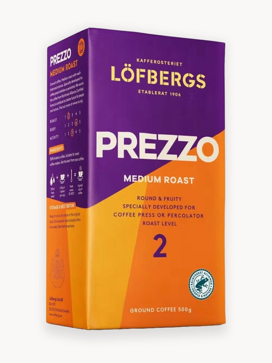 Кофе молотый Lofbergs Prezzo 500 г