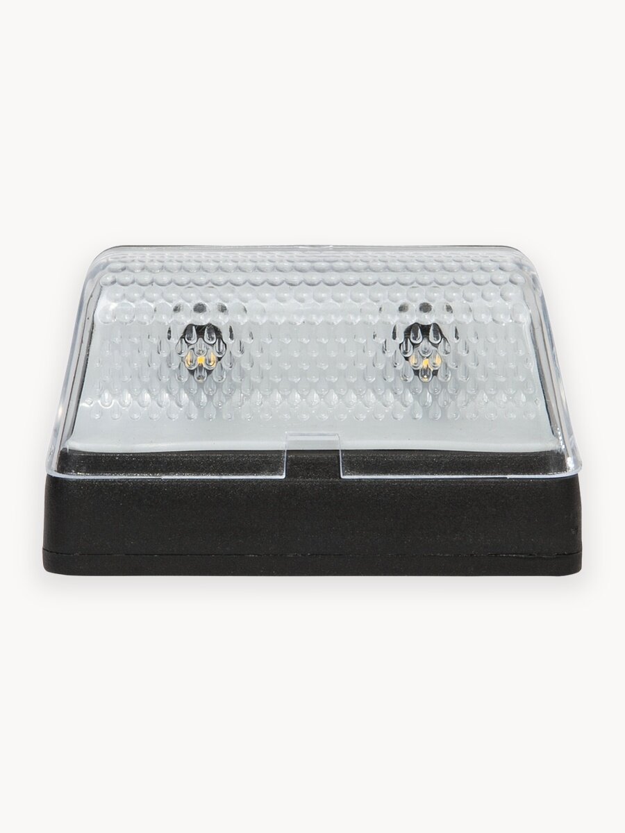 Фасадный уличный светодиодный светильник на солнечной батарее 2шт GLANZEN RPD-0005-010-solar-2pcs IP65