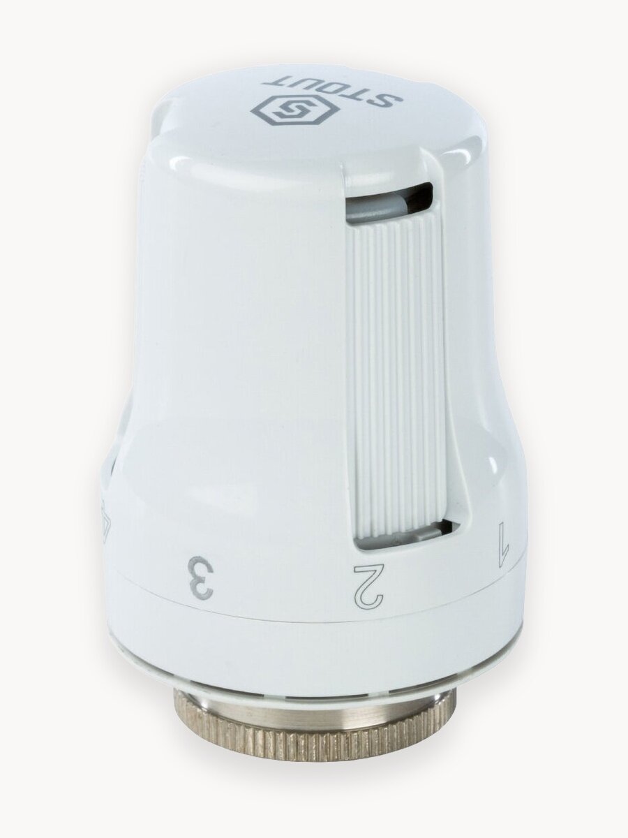 Соединение, термоголовка для радиатора STOUT SHT-0002-003015 1 шт. 0.1 м прямой белый