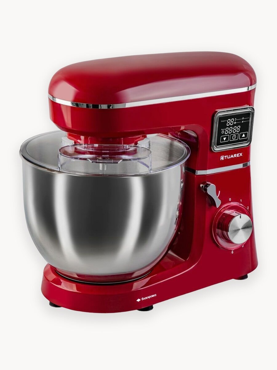 Планетарный миксер с подогревом чаши, 7 литров TUAREX TK-4202 / 1800 Вт