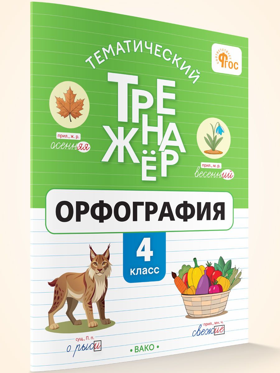 Орфография 4 класс