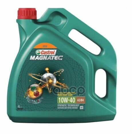 Castrol Масло Моторное Castrol Magnatec 10W-40 Полусинтетическое 4 Л 1601A7/15F128