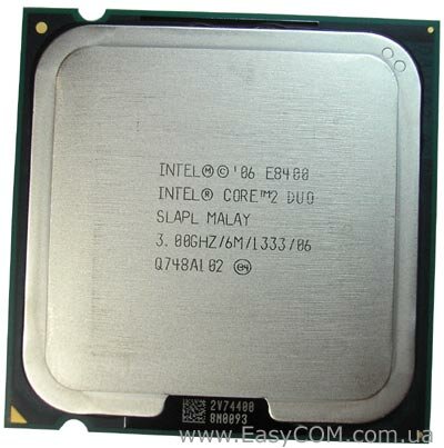 Процессор Socket-775 Intel Core 2 Duo E8500 3.16/6М/1333 SLB9K MALAY