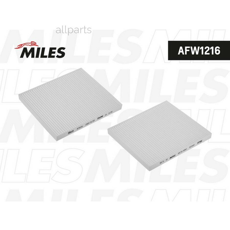 MILES AFW1216 Фильтр салона HYUNDAI TUCSON/KIA SPORTAGE/RIO