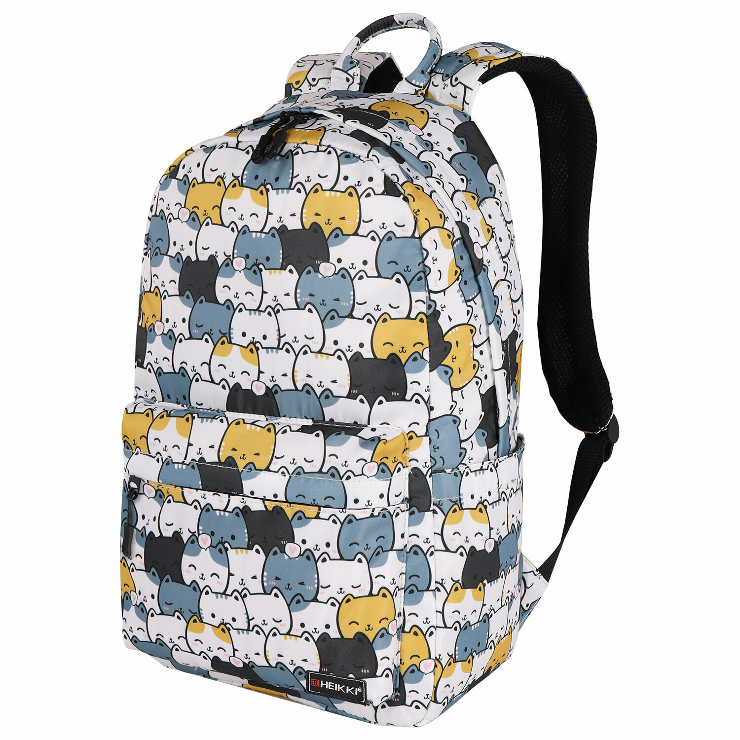 Рюкзак HEIKKI Dream, Cute Cats, универсальный, c карманом для ноутбука, эргономичный, 42х26х14 см