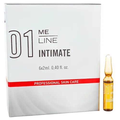 M.E.LINE 01 Intimate Милайн Meline Пилинг для проблемных и деликатных зон 1 ампула 2 мл