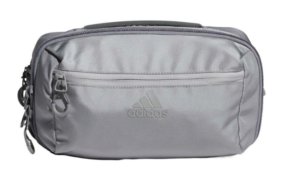 Сумка Поясная сумка унисекс Adidas серебристо-серая