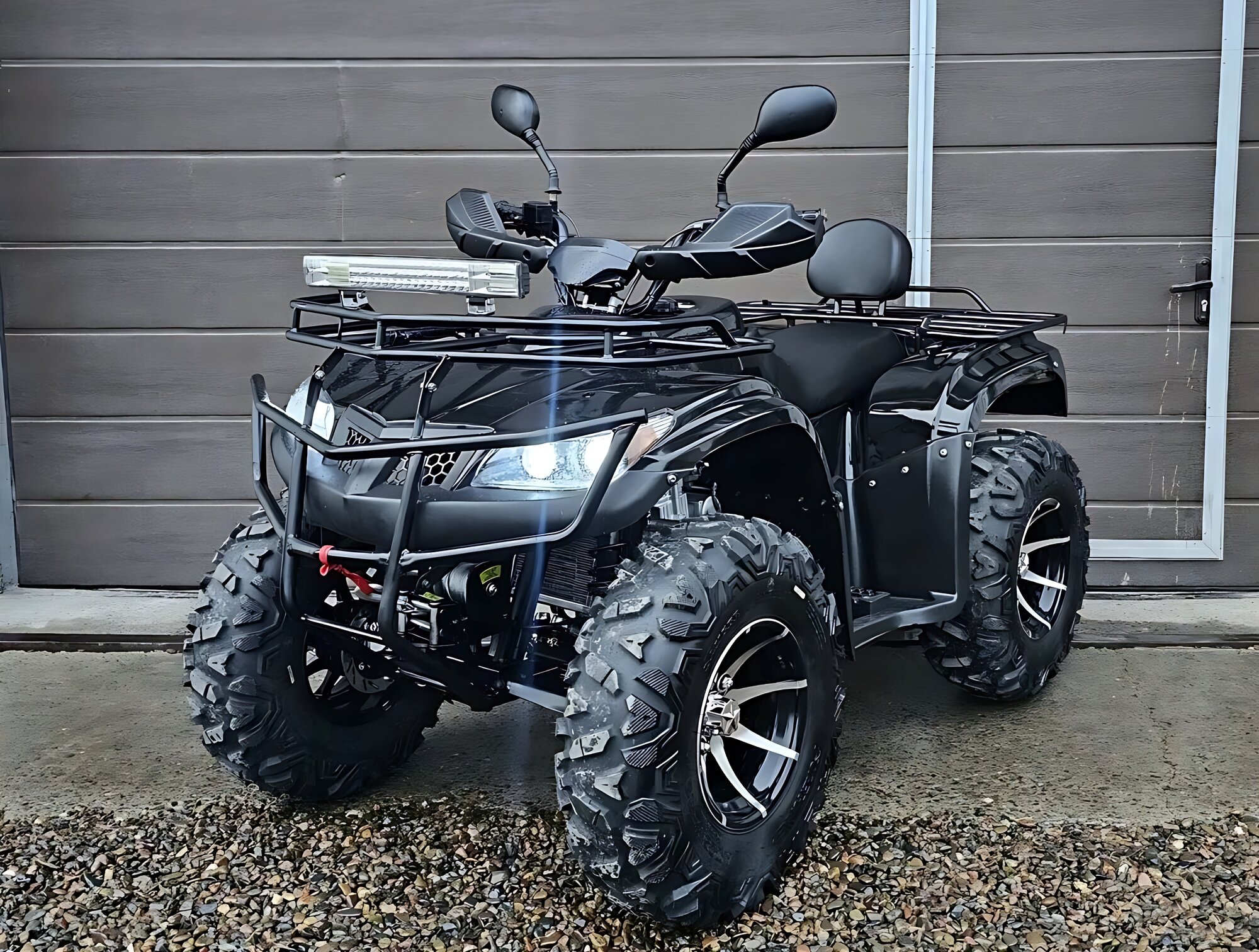 Квадроцикл Hummer 250 «Черный». Кардан, механика, задний привод.