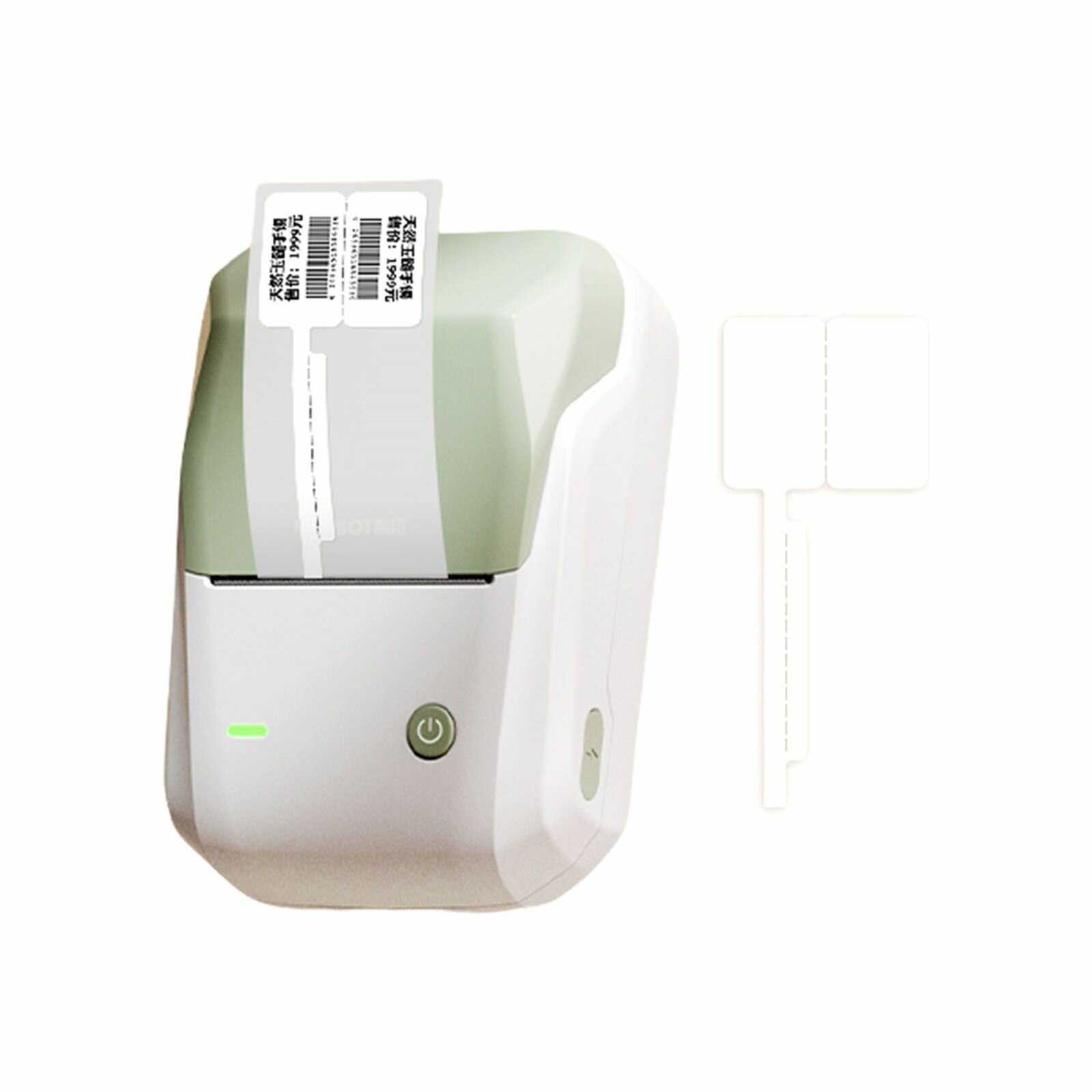 Портативный портативный принтер для печати этикеток со штрих-кодом совместимый с Bluetooth и WiFi Пластиковый дизайн