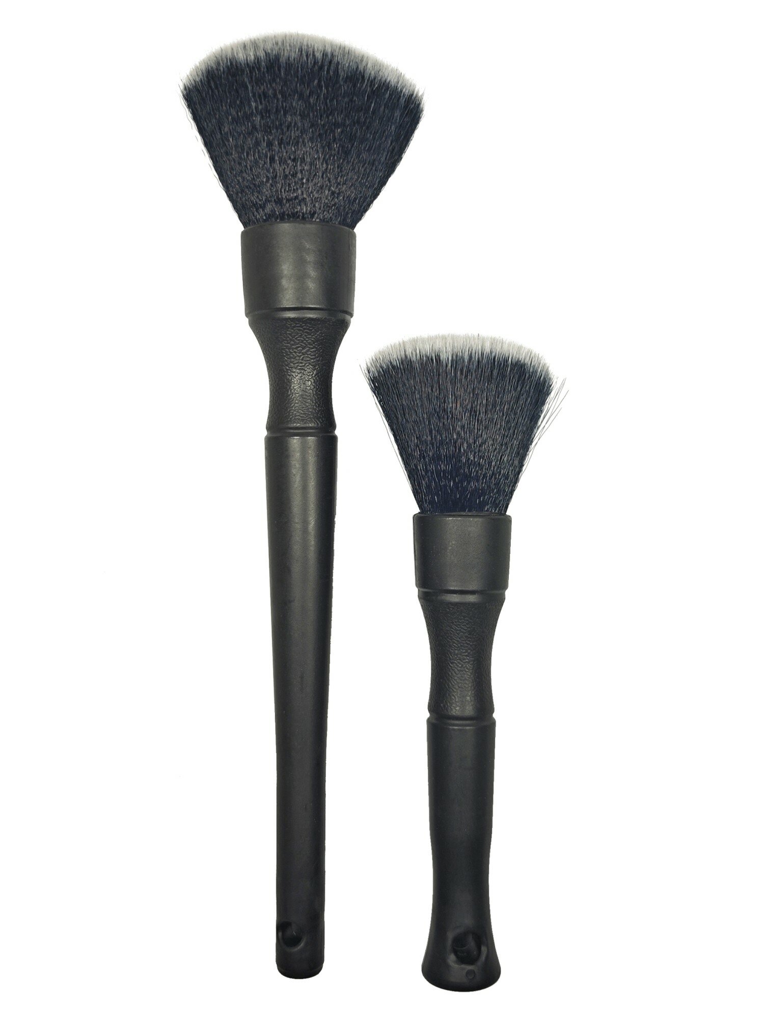 Кисти для детейлинга с ультрамягким искусственным ворсом (чёрные, 2 шт.) belais #22882