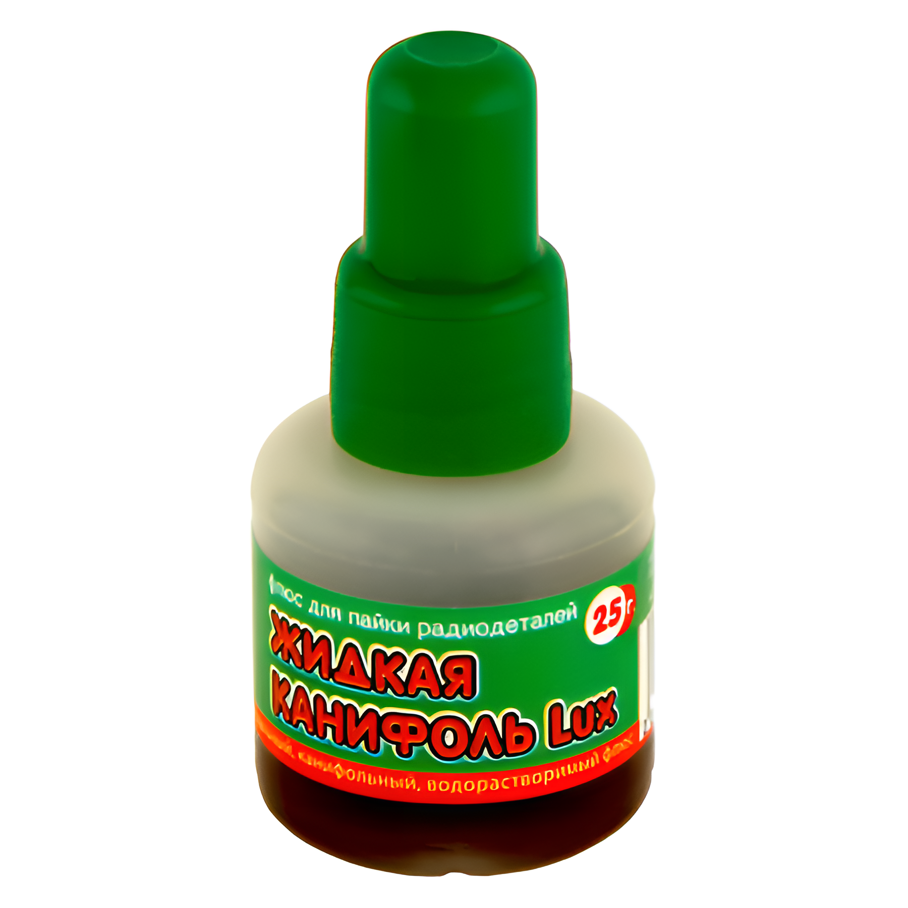 Жидкая канифоль Lux беccпиртовая 25 мл. не активированй флюс на воде.