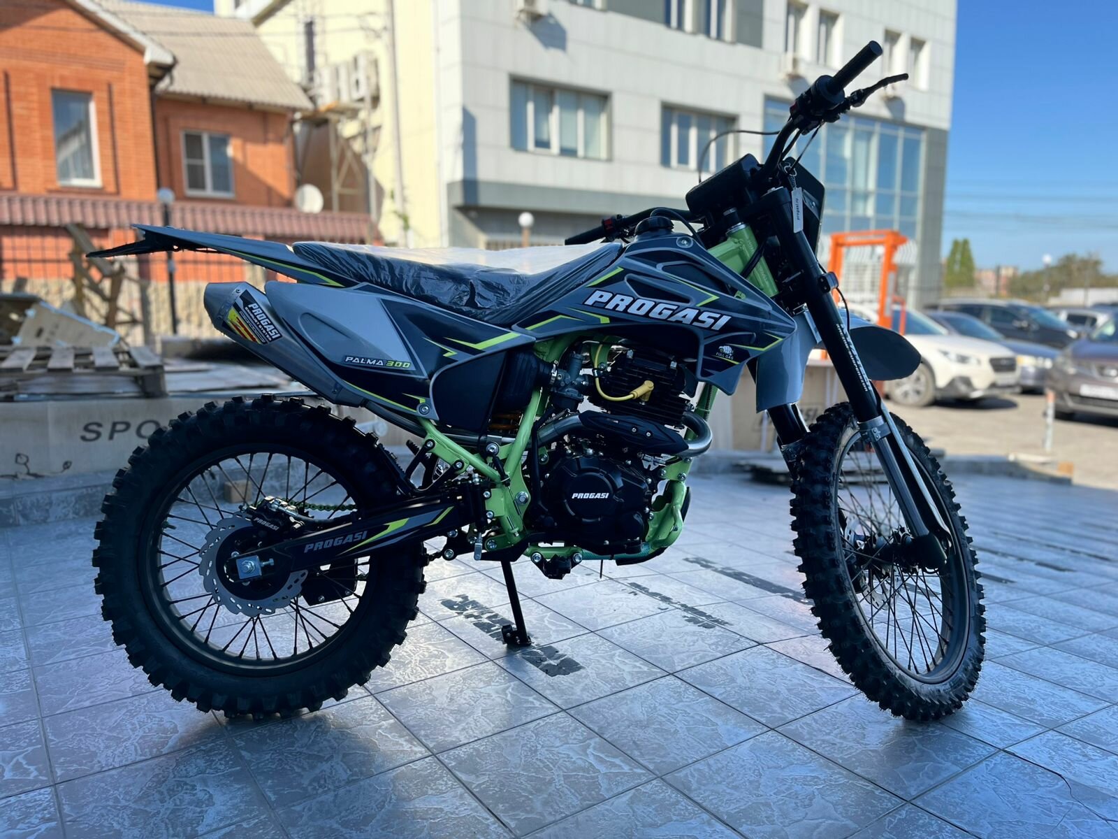 Мотоцикл Эндуро PROGASI Palma 300_зел (в заводской упаковке без ПТС)