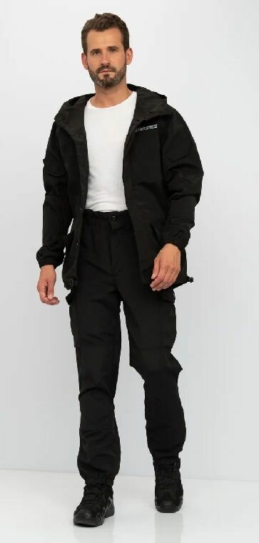 Костюм летний ГОРКА-3 рип-стоп черный (HUNTSMAN).