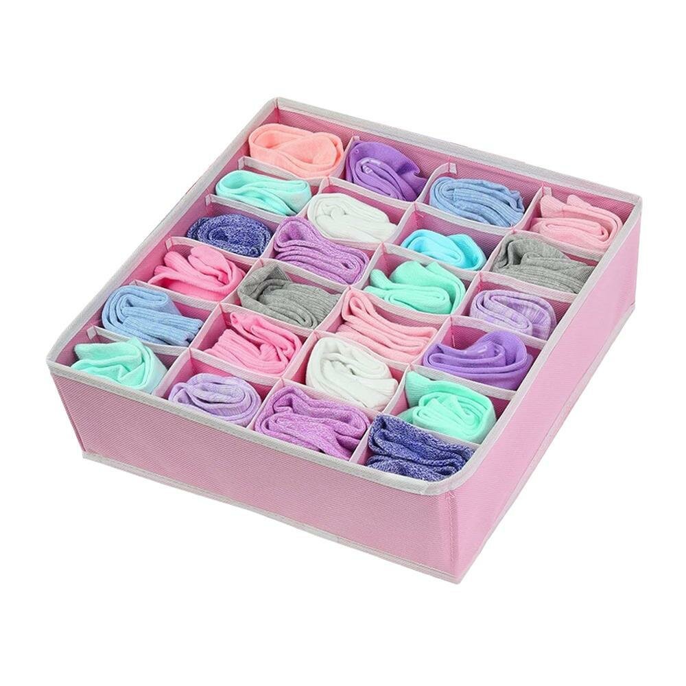 Органайзер для хранения вещей, носков, нижнего белья (24 ячейки)