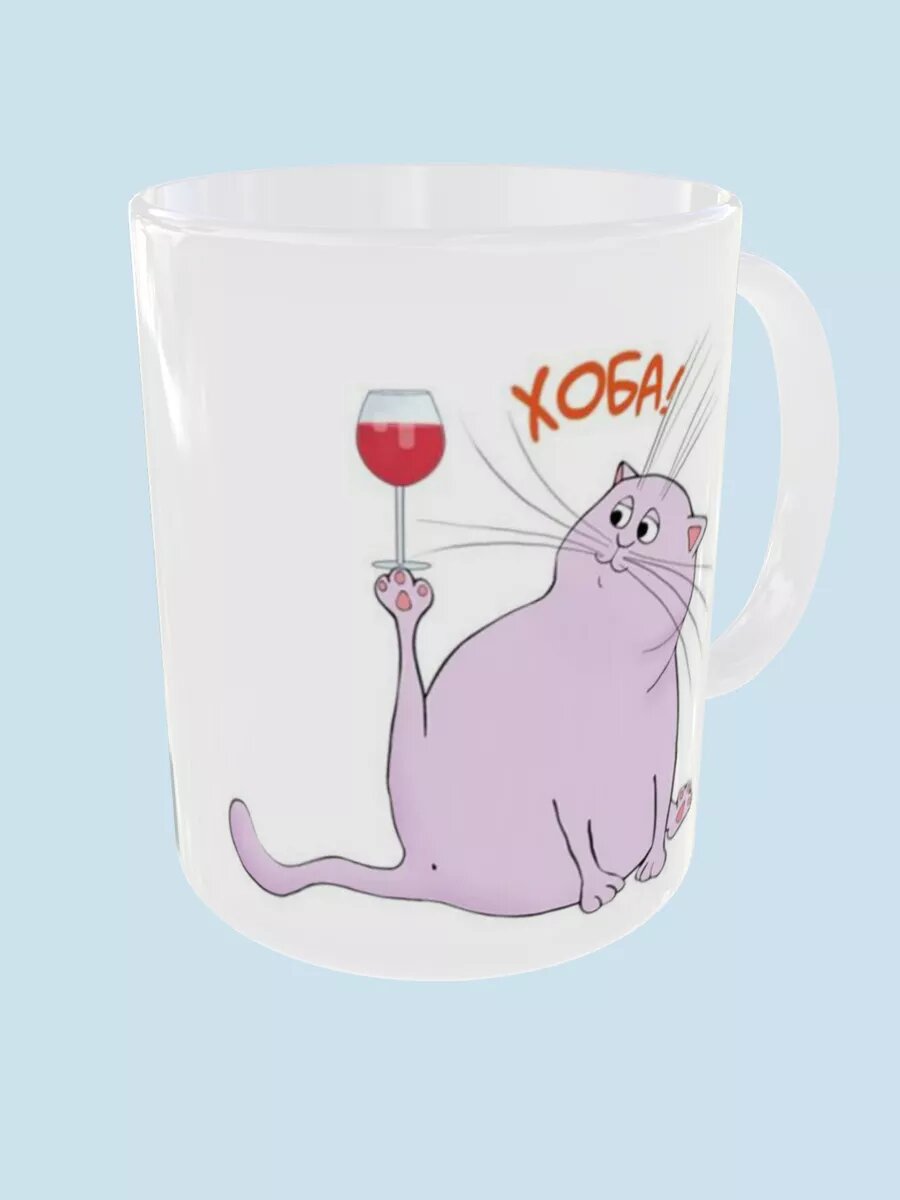 Кружка керамическая с котиками