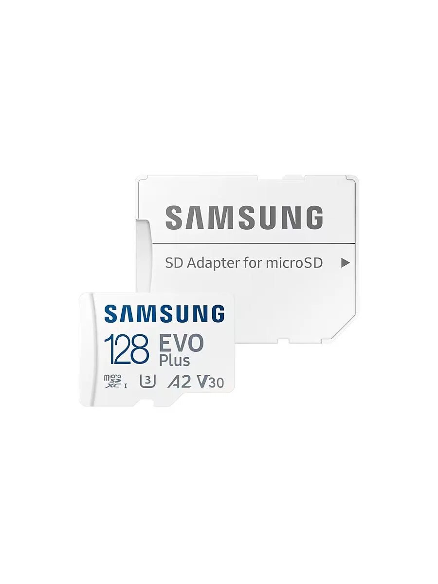 Карта памяти Samsung Evo Plus MB-MC128SA/KR microSDXC 128GB с адаптером