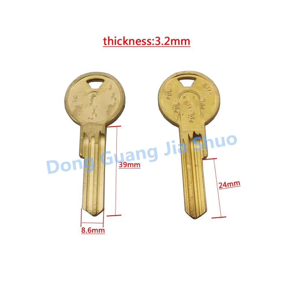 5 шт. ключ эмбрион с несколькими слотами ключ эмбрион специальной формы с несколькими слотами ключ эмбрион новый стиль JS 3000