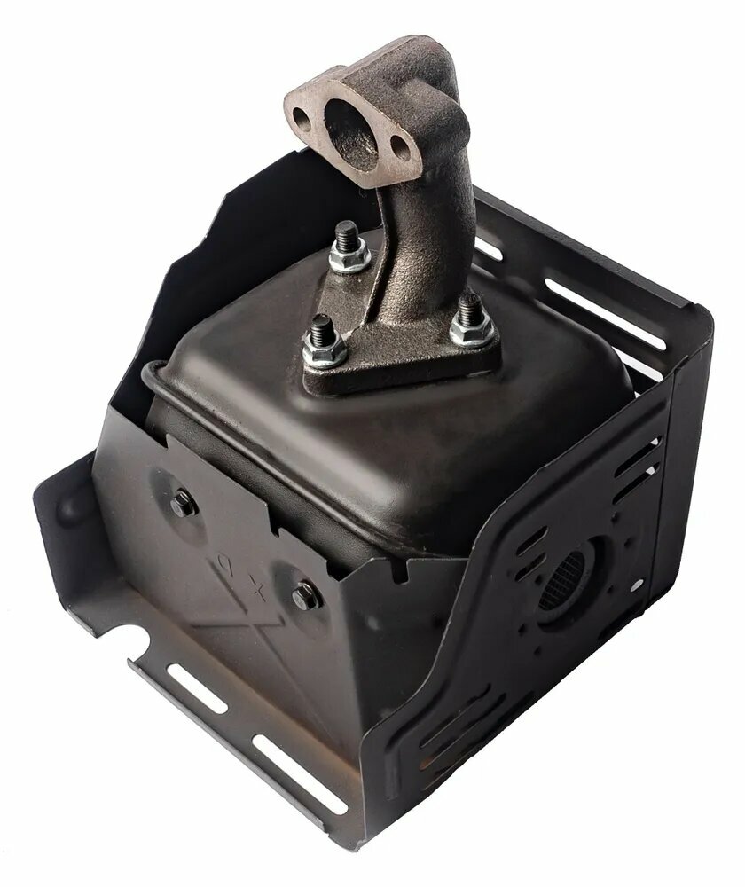 KNOW EASY-Глушитель для мотоблока с патрубком для двигателя 188F/190F/192F (Lifan Loncin Forza), мотопомпы, культиватора