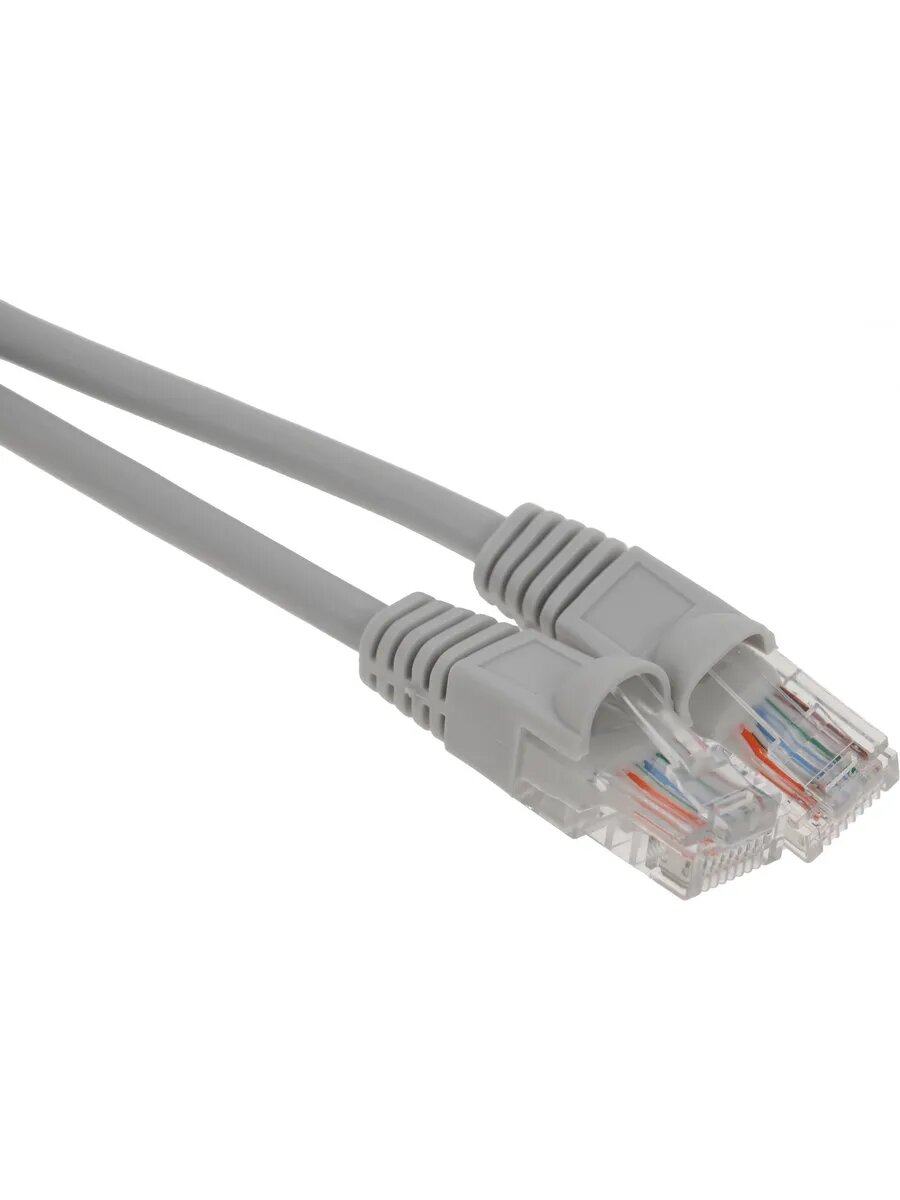Патч-корд UTP-5E-2M-G-LSZH UTP cat.5E 2м серый RJ-45
