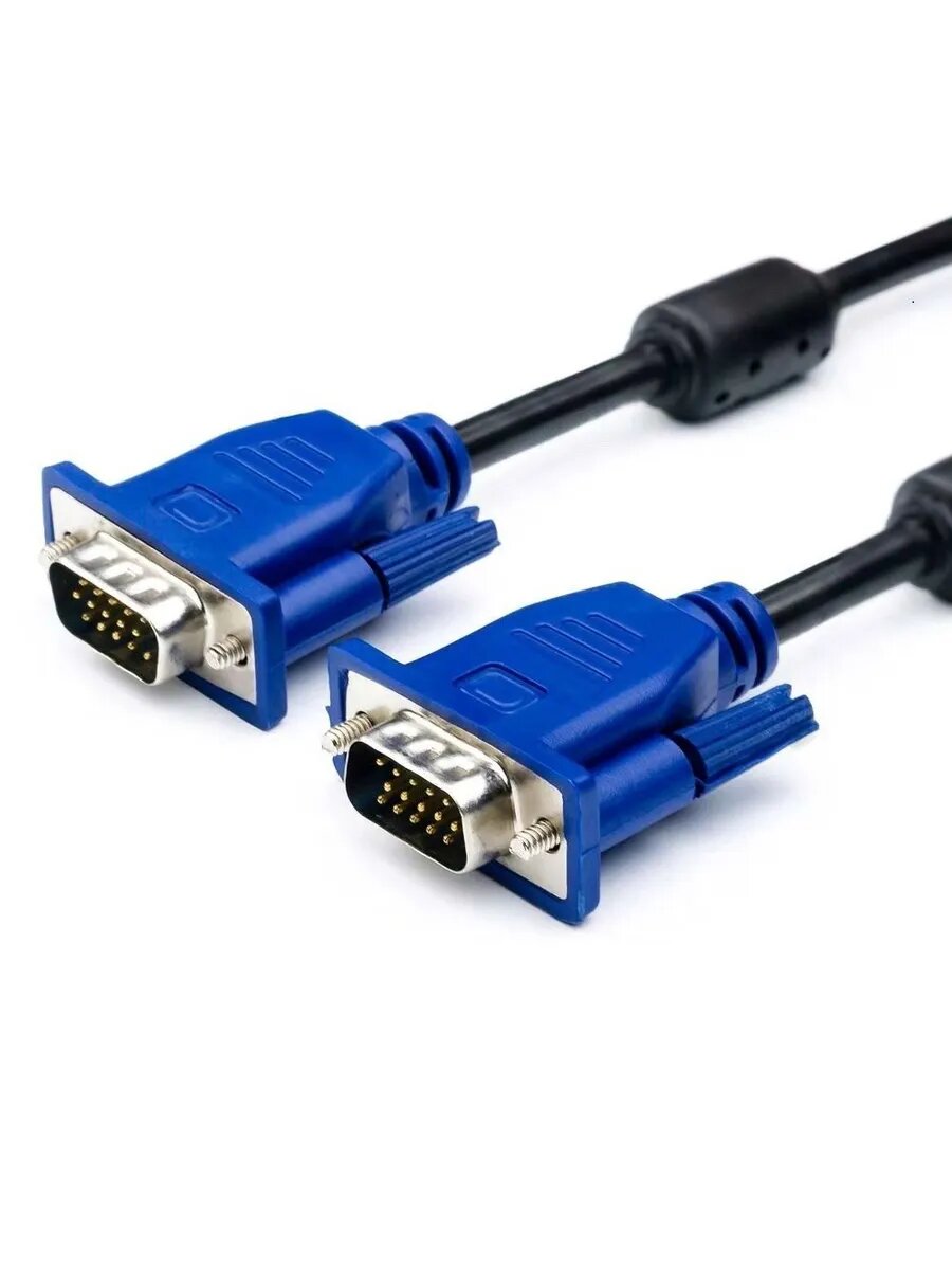 Кабель VGA экранированный, феритовые кольца 3м BXP-VGA2-030